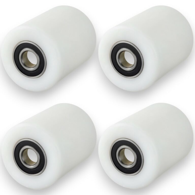 Nylon Load rollers 80x93mm fitted with 20mm rubber sealed bearings