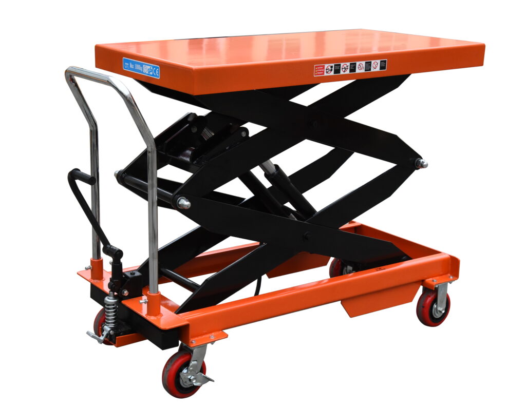 PTS1000 Scissor Lift table with 1000kg Capacity and 1.7 metre lift height