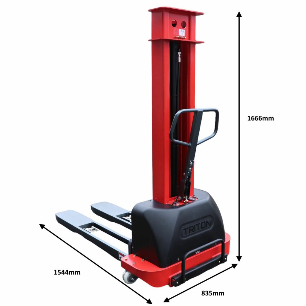 Semi-Electric Self-Loading Stacker 1000kg - Vango 1000